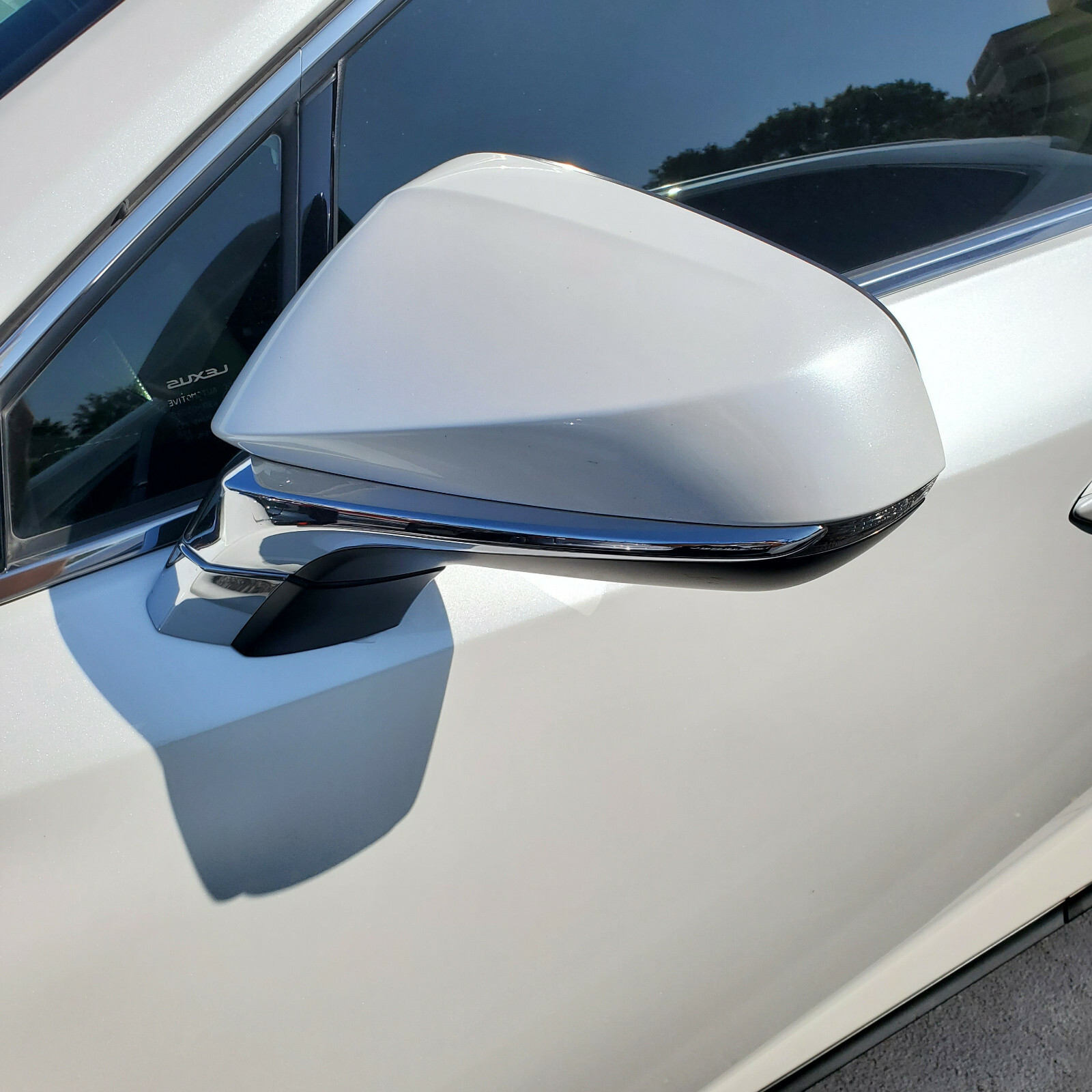 New Side mirror (For Lexus nx200t/nx300h/nx300)(2018,2019,2020)(Pearl ...