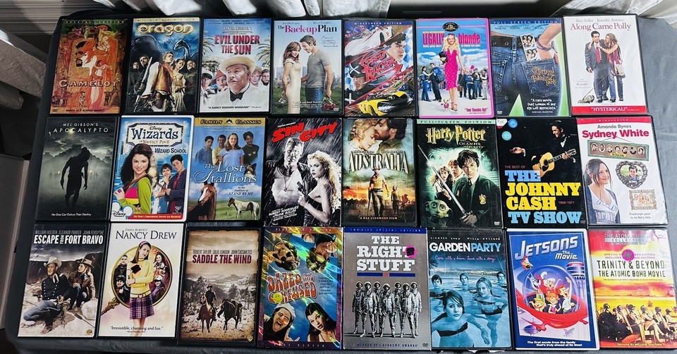DVD movies wholesale lot / Dvd Lot / Movie Lot [72 Total DVDs] Big Name ...