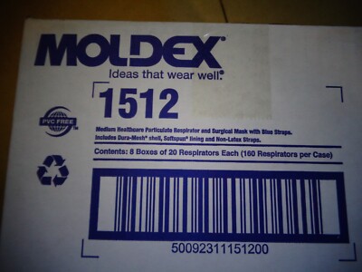 Moldex 1512 Respirator - Size Medium (Case of 160) Exp. 10/2024 | eBay