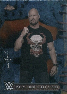 2025 Topps Chrome Cactus Jack WWE #70 Stone Cold Steve Austin Legend | eBay
