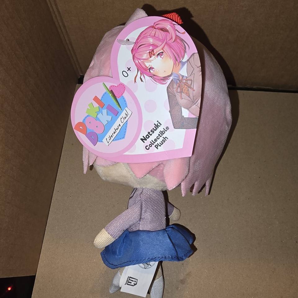 Official Natsuki Plush Doki Doki Literature Club 8.5" DDLC | eBay