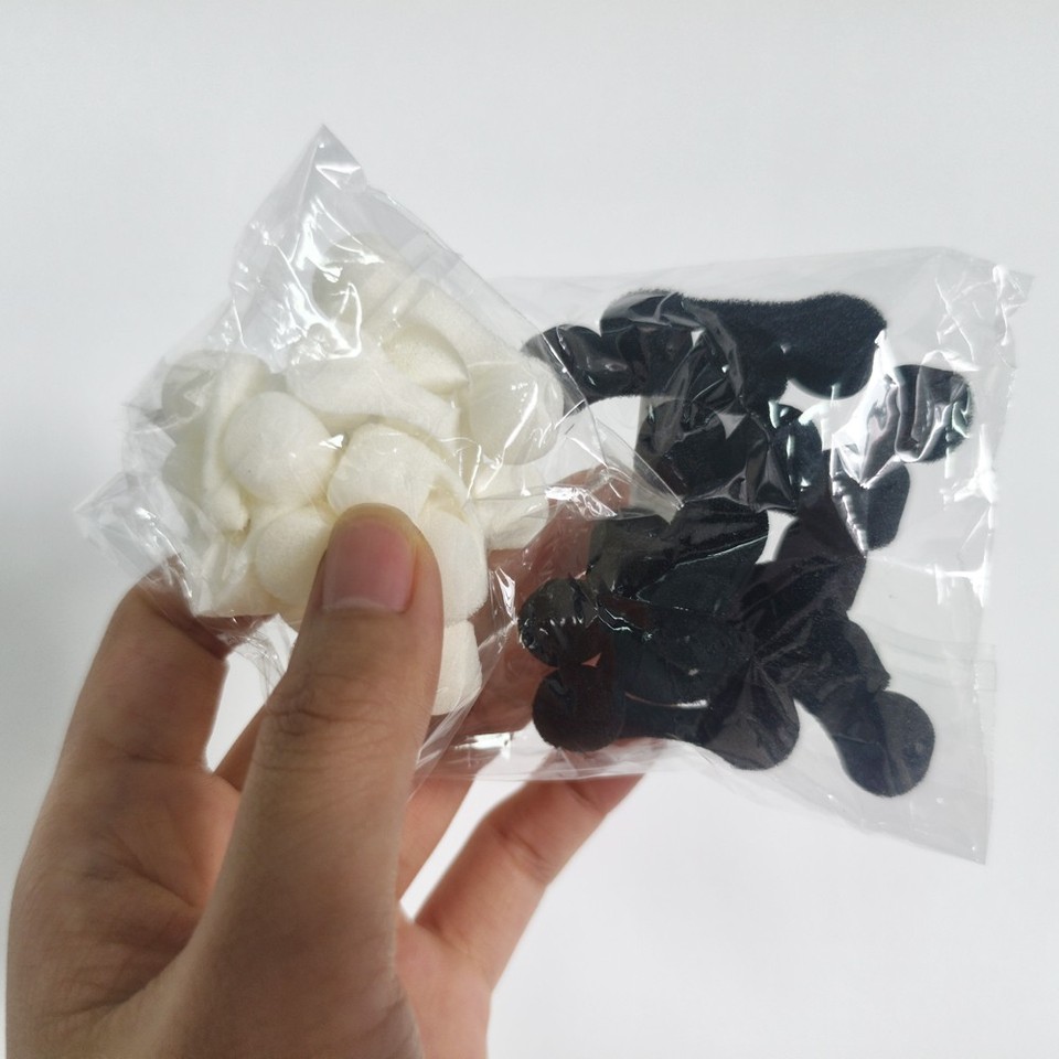 10-100Pcs Black / White Nose Filter Disposable Nasal Filters for Dust ...