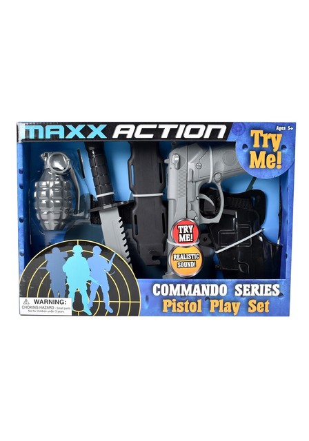 Maxx Action Commando Pistol Costume Dress-up Play Set 5pc for sale ...