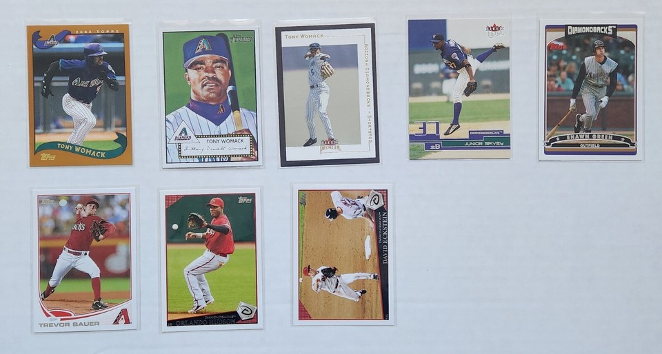 Arizona Diamondbacks 211 card lot, Randy Johnson, L Gonzalez, Schilling ...