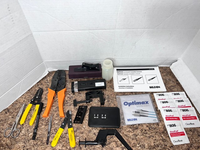 Belden CDT OPTIMAX PX104468 Optimax Fiber Tool Kit Estate Item for sale ...