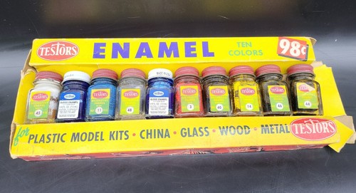 Vintage TESTORS Enamel Paint CASE OF 10 | eBay