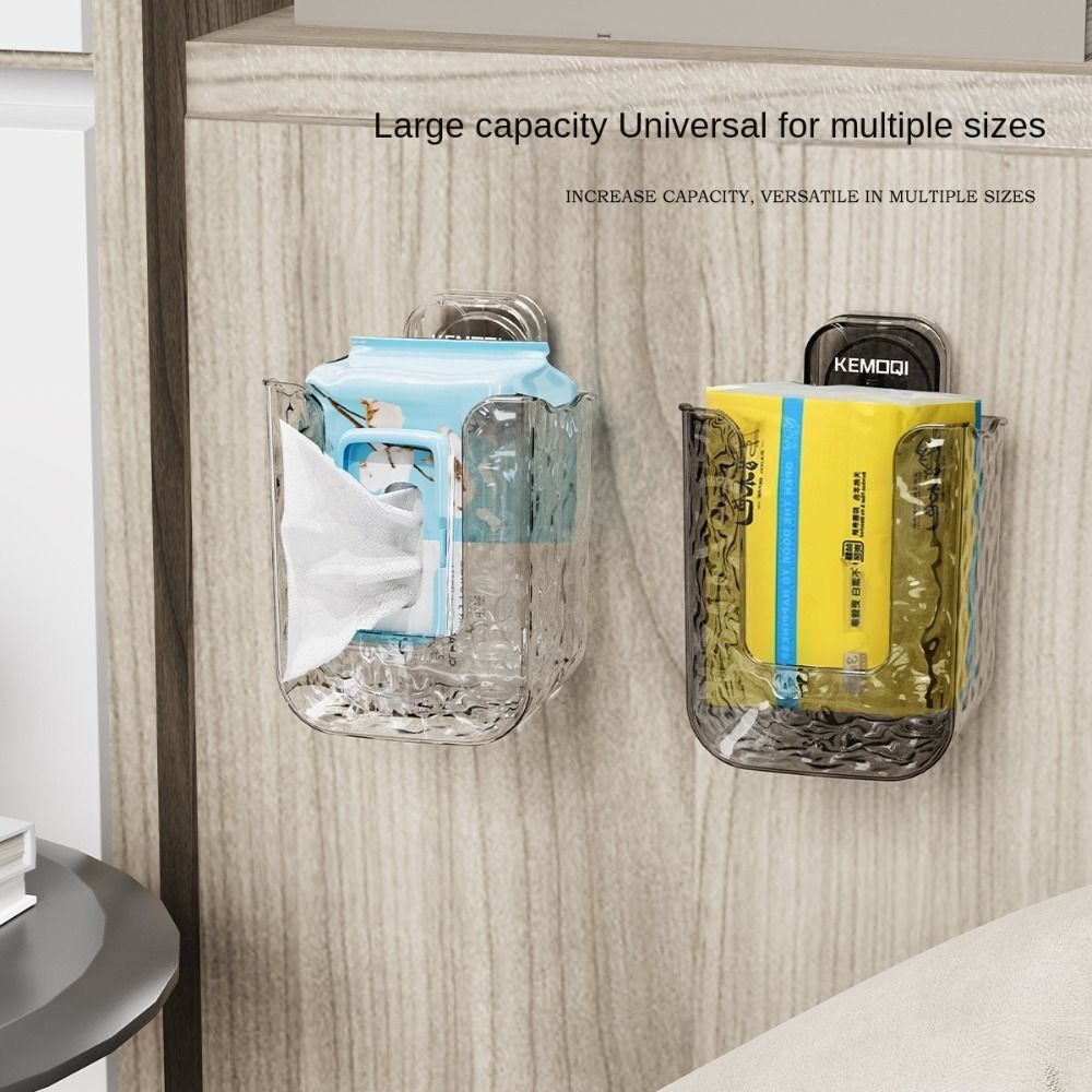 Waterproof Wet Wipes Box Wet Wipes Storage Box Suction Cup Tissue ...