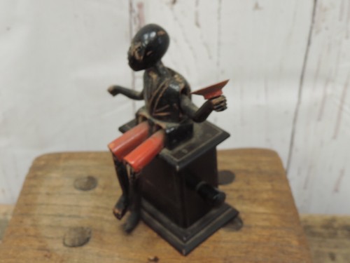 19th Century Japanese Wooden Automaton Kobe Toy Unusual Model Perry ...