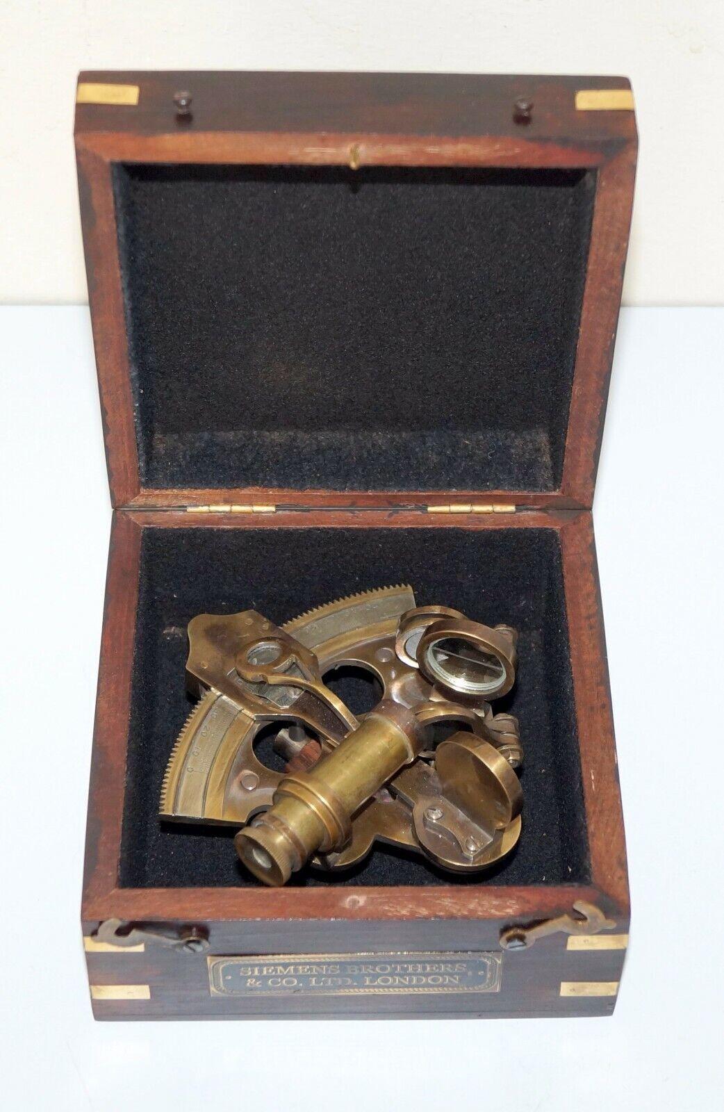 Nautical Sextant 3" sextant fully working sextant with wooden box ...