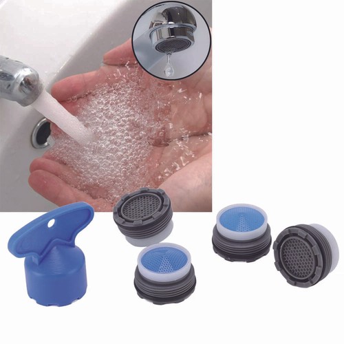 5 Pieces Faucet Aerator Insert Water Tap Flow Restrictor Replacement ...