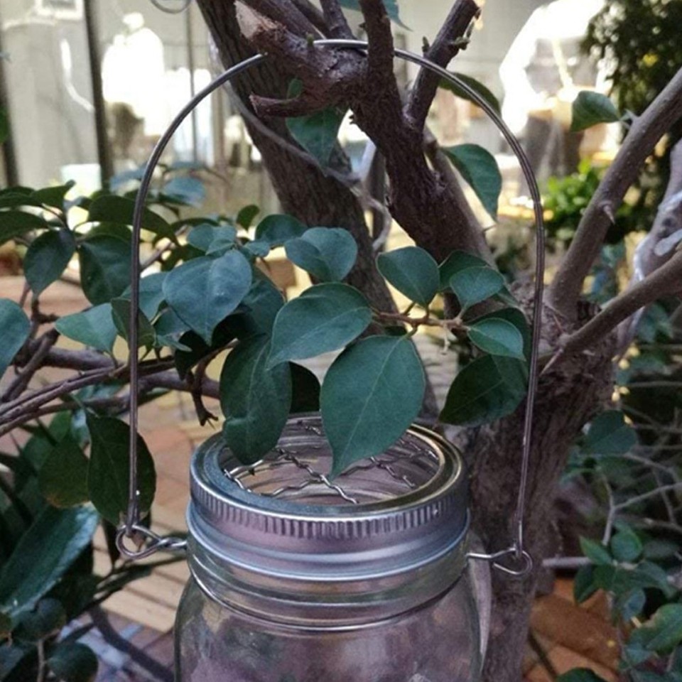 12 Pcs Jars Light Hangers Canning Jars Hanger Solar Jars Hanging Hook ...