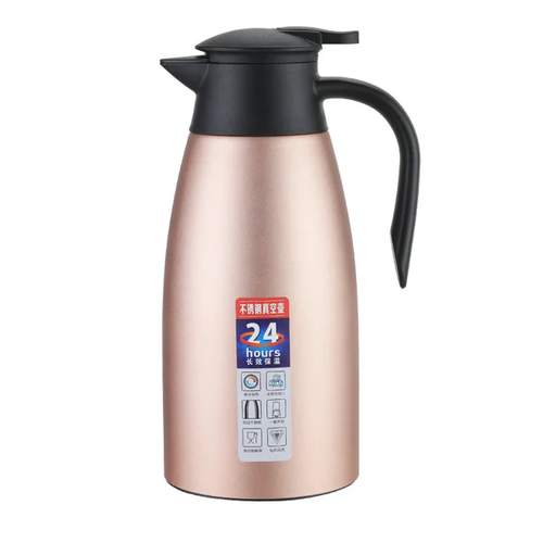 Thermal Flask for Family Stainless Steel Tea/Coffee Pot Large Hot Water ...