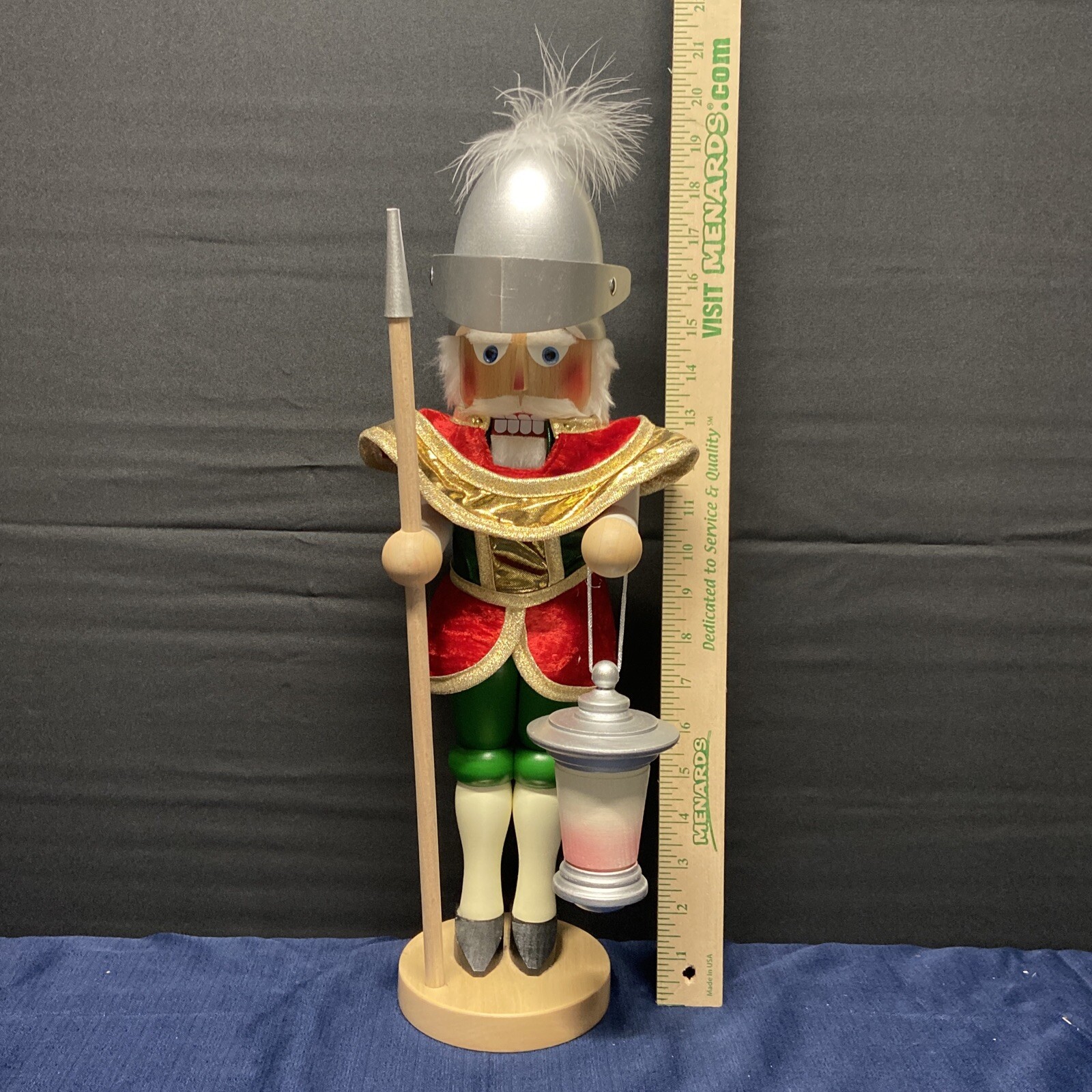 Steinbach Big Guardsman W/ Lantern Handmade Nutcracker, 18 ...