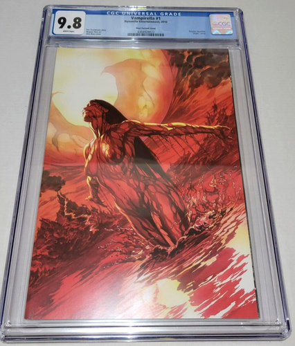 Vampirella #1 Ross Virgin Variant CGC 9.8 NM/MT Dynamite 2010 Retailer ...