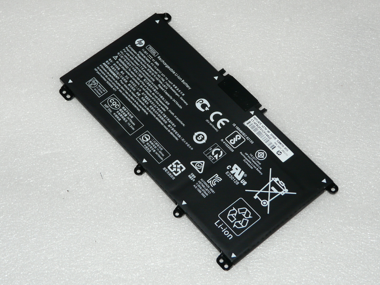Brand New Genuine HP Pavilion 14-BF 14-BK 14-BP 41.9Wh Battery 920070 ...
