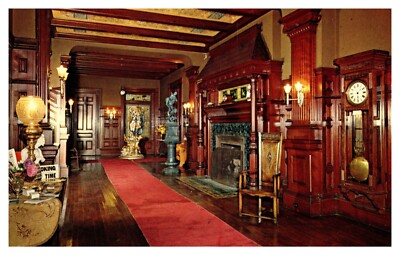 Proctor VT Vermont Wilson Castle Grand Reception Hall Chrome Postcard ...