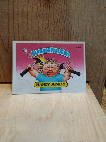 1986 Garbage Pail Kids #230b HANDY ANDY. Box89 | eBay