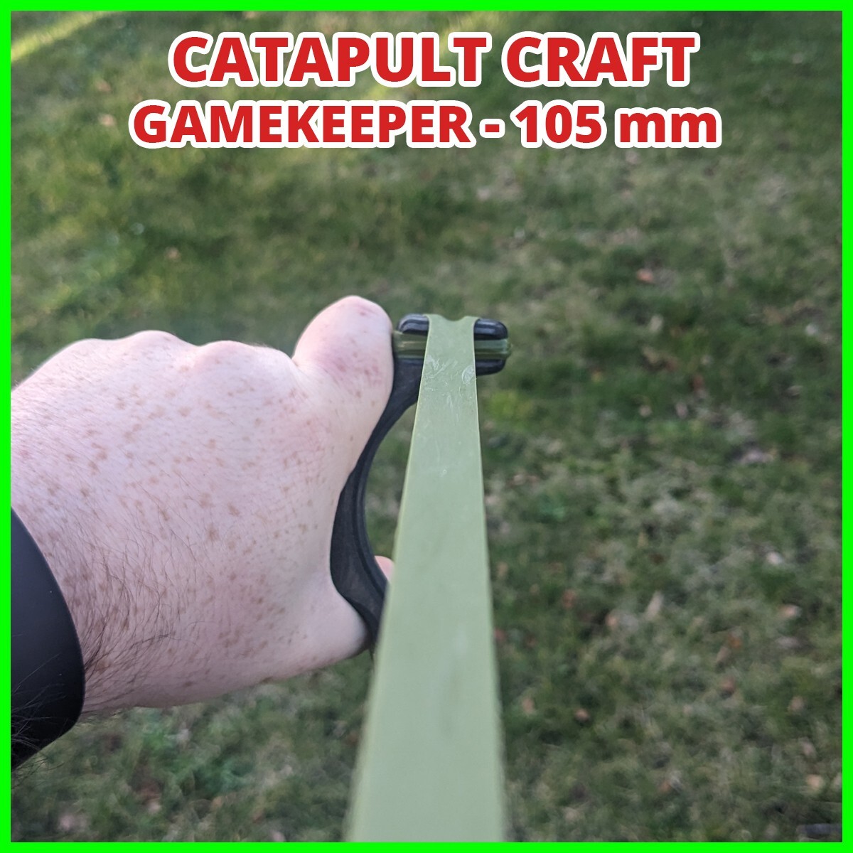 Catapult Craft Gamekeeper 105mm TTF Slingshot/Catapult - Power Hunting ...