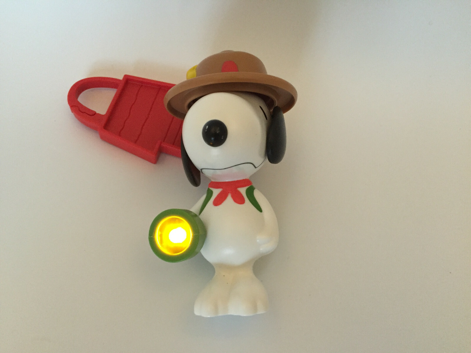 Snoopy Beagle Scout with flashlight, hat , backpack McDonalds 2018 ...