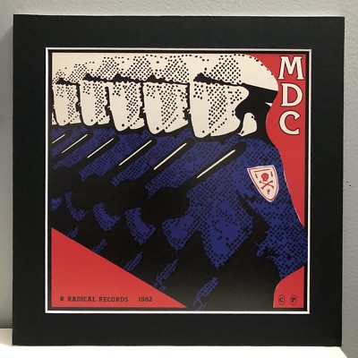 MDC Millions of Dead Cops Pro Matted Album Art,Thrash, Punk Rock 12”x12 ...
