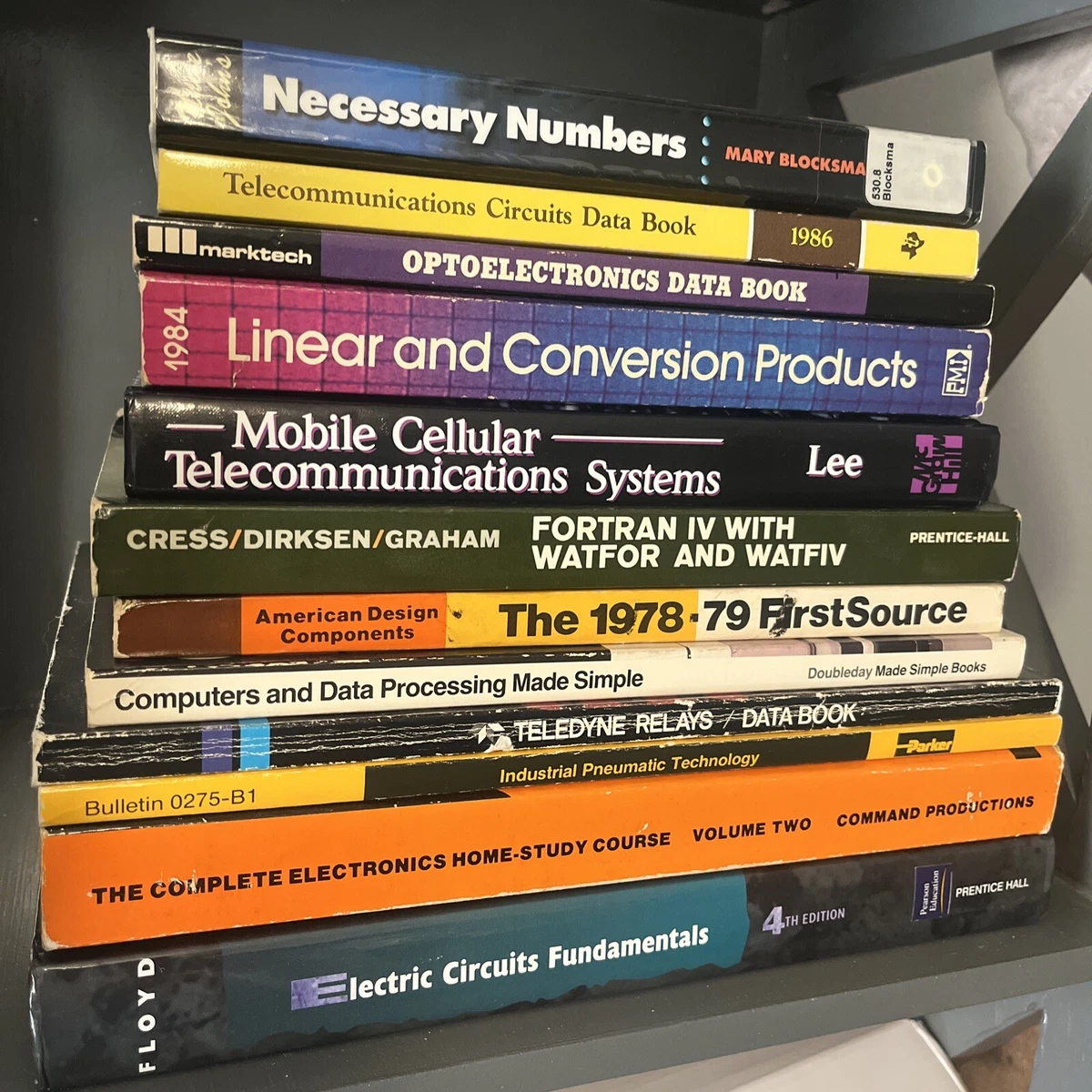 Stack Of Engineering Textbooks