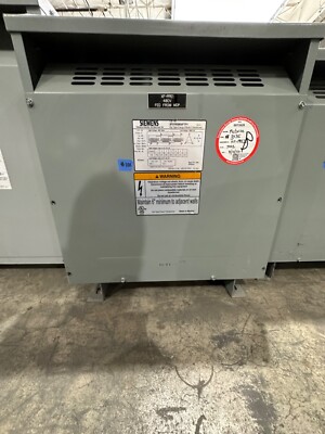 SIEMENS 30kva Transformer 3 Phase 480v-208v/120v 460v 440v 220v 230V ...