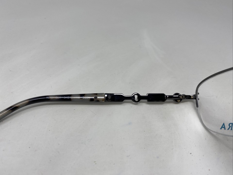 Tura R573 BLK 54-16-140 B:36 Black Metal Half Rim Eyeglasses Frame QT09 ...