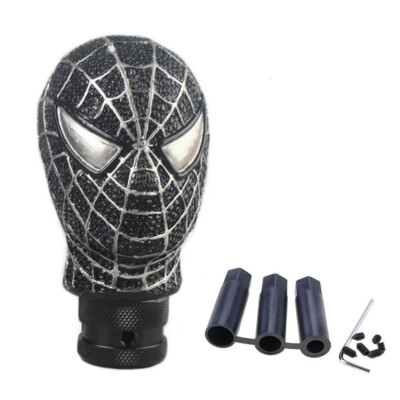 Black Spider-Man Mask Auto Manual Car Gear Shift Knob Shifter Lever ...