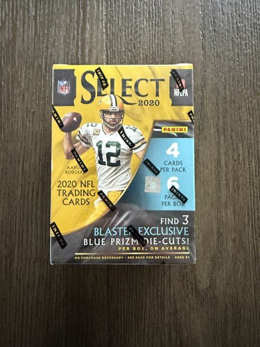 2020 Panini Select NFL Football Blaster Box Tri-Color Prizms Factory ...