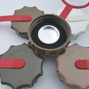 Scepter Military Fuel Can Cap Assembly, OD Green Gloss w/ Aluminum ...