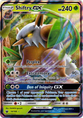 Pokemon - Shiftry-GX - 14/168 - SM Celestial Storm - Ultra Rare - Near ...