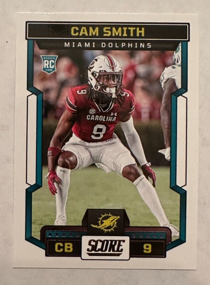 2023 Score CAM SMITH Rookie card DOLPHINS | eBay