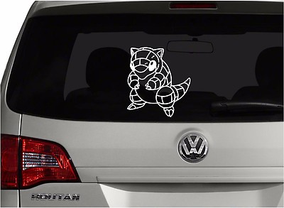 Vinyl Decal Sticker. Car, Window, Wall... 027 Sandshrew (6" x 6.7") | eBay