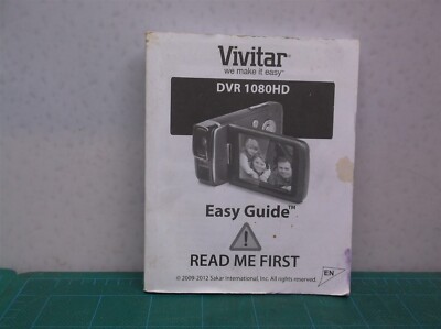 Vivitar DVR1080HD 12 MP/1080p Full HD Digital Video Recorder Manual | eBay