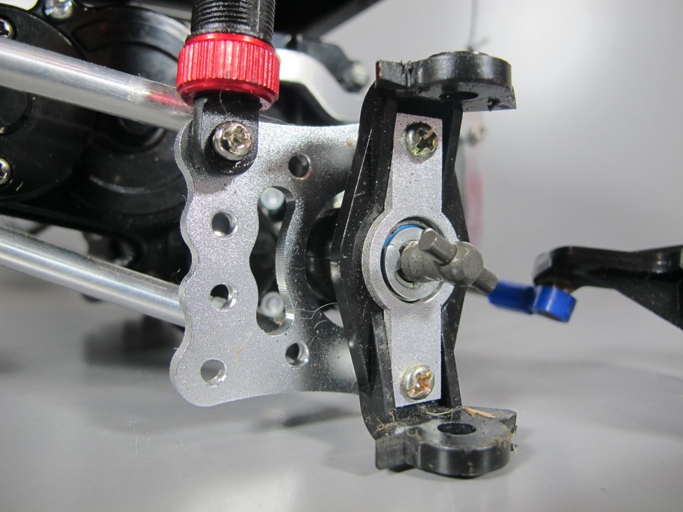 Aluminum Front Rear Axle Link Shock Mount for Tamiya 1/10 Clodbuster ...