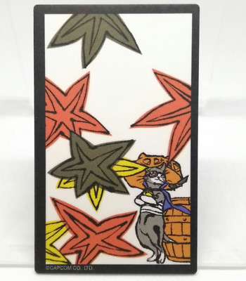 Rolling Nyan Jiro Monster Hunter Hanafuda Hunting Card KARIFUDA CAPCOM ...