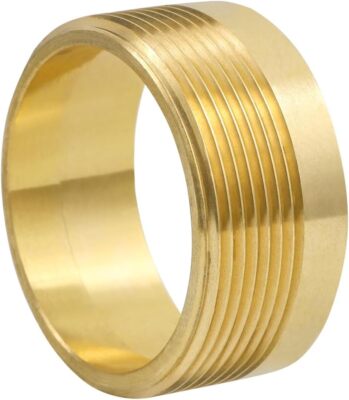 Cast Brass DWV Round Trap Bushing 2" C x M for Drain, Waste and Vent ...