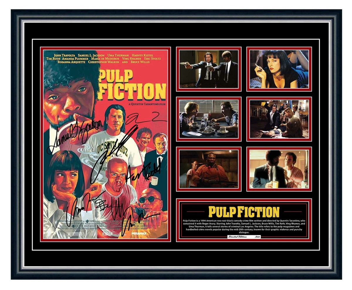 Signed Poster Pulp Fiction
