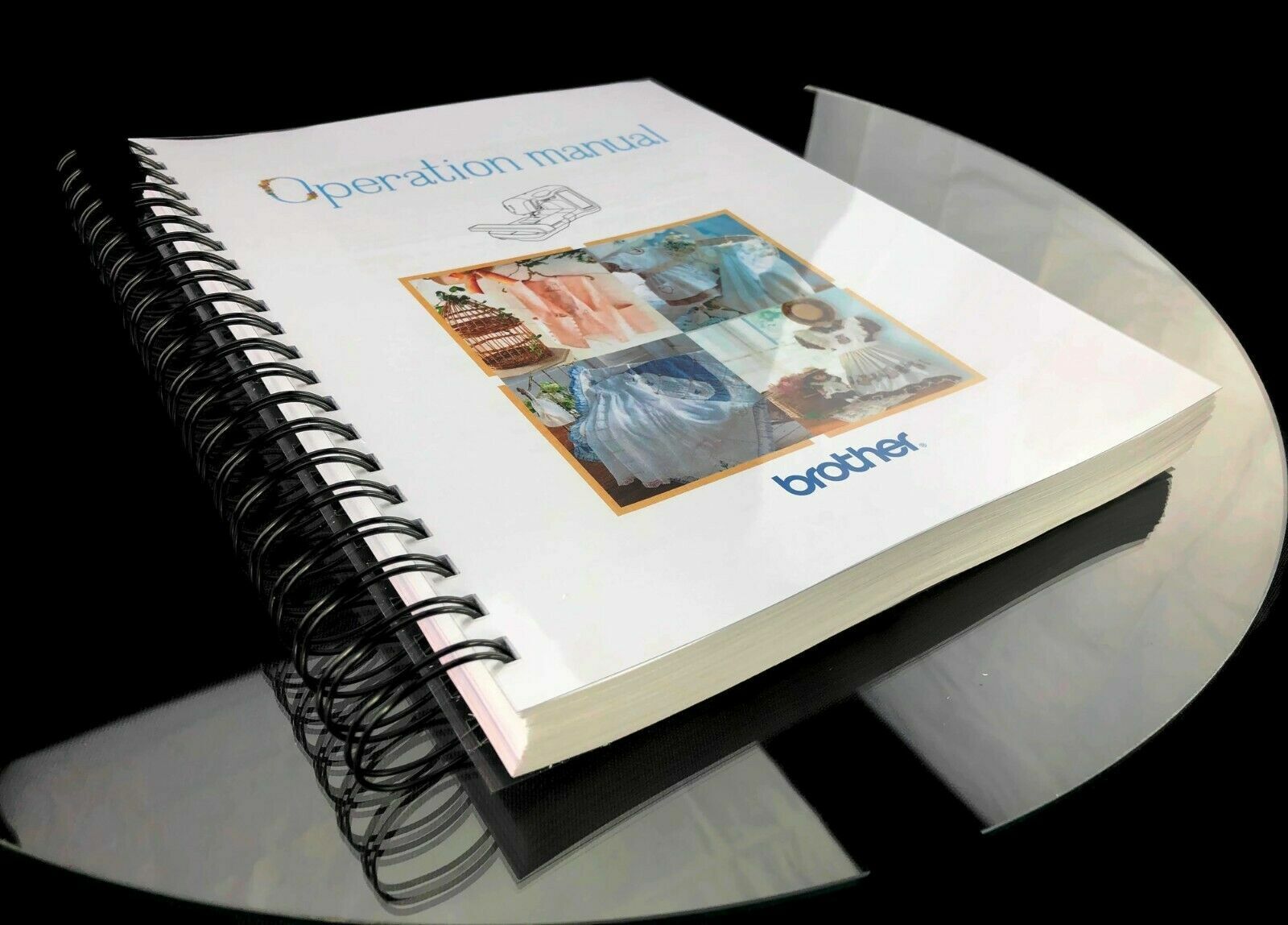 Brother ULT2001 instructions Manual Coil Bound COLOR Reprint | eBay