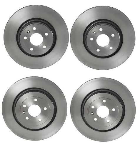 Brembo Front Rear Brake Disc Rotors Pillar Vent Coated Kit For Tesla S ...