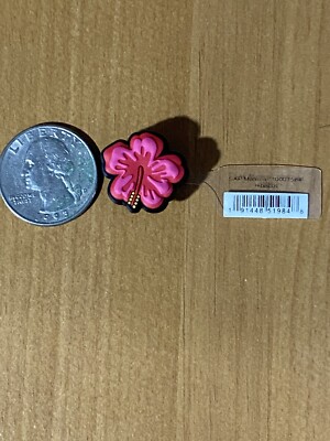 Crocs Jibbitz Authentic Jibbitz Hibiscus Shoe Charm New W/ Tag | eBay