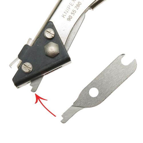 Knipex Spare Replacement Blade (9059280) For Sheet Metal Hand Nibbler ...
