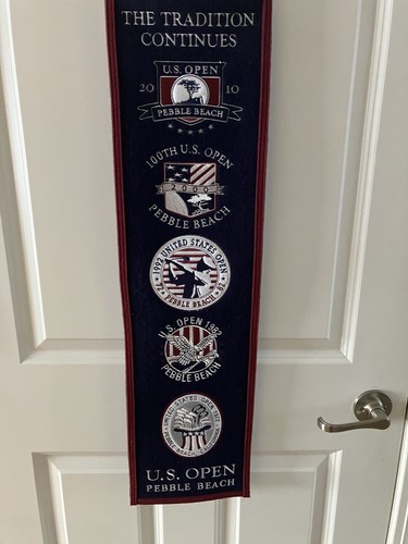 US Open Golf Championship Pebble beach Embroidered Banner! Incredible ...