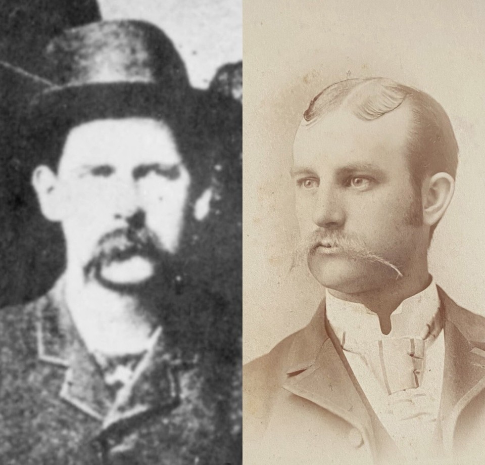 1890s Wyatt Earp Cabinet Card Taber San Francisco Old West Cowboy ...