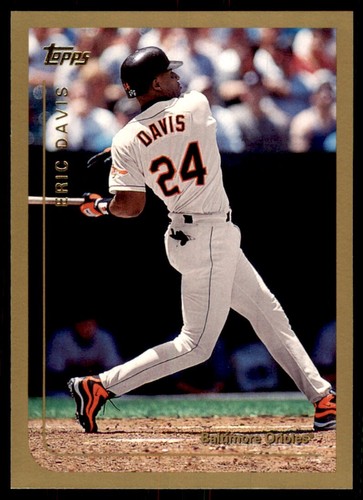 1999 Topps Baseball Card Eric Davis AA Baltimore Orioles #153 | eBay