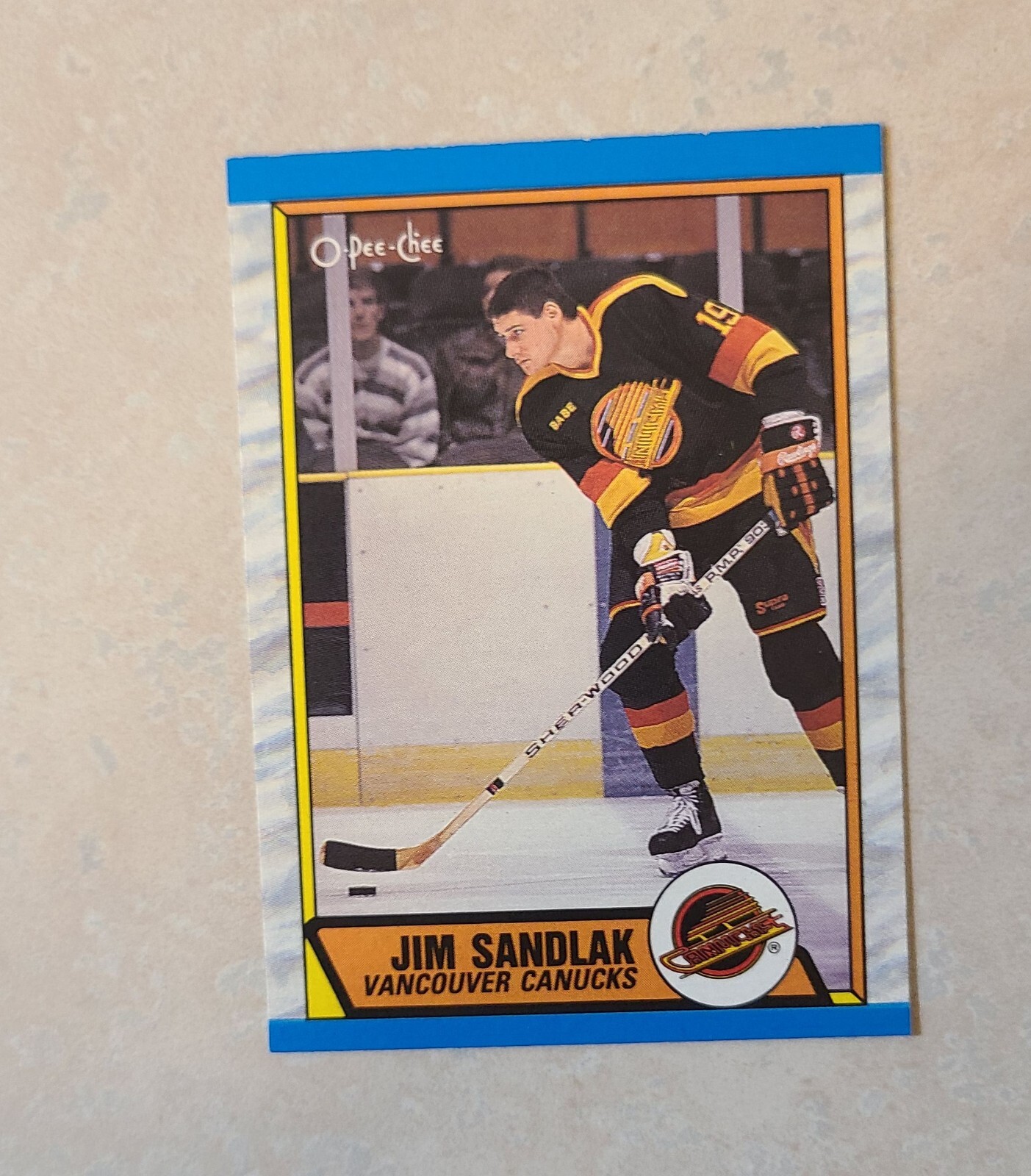 JIM SANDLAK 1989-90 O-PEE-CHEE #267 VANCOUVER CANUCKS | eBay