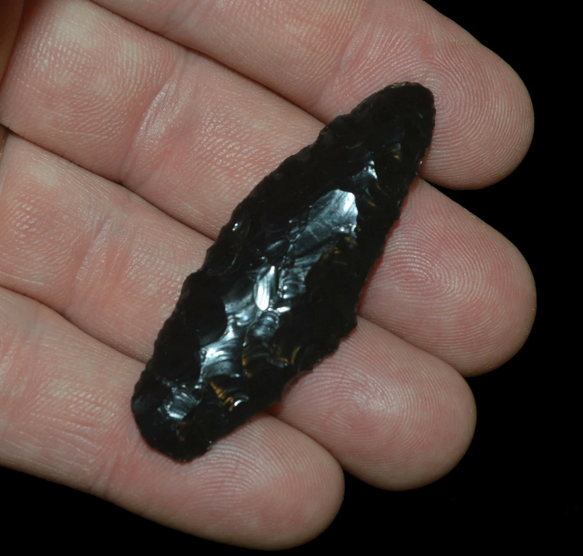 Authentic Obsidian Arrowheads