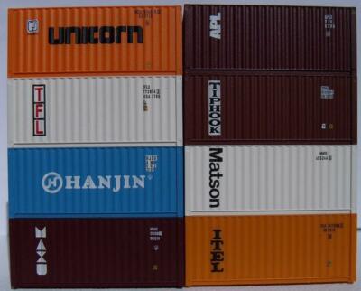 N Scale Containers - Arnold 20' Container 8-Pack Item #SRM-57081 | eBay