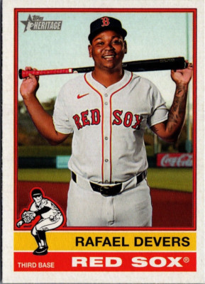 2025 Topps Heritage Alternate Cartoon Variations #445 Rafael Devers ...