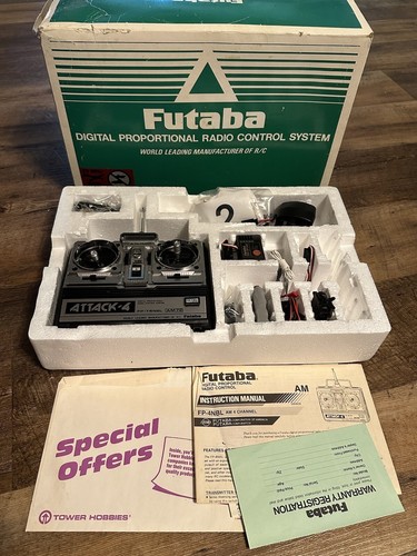 Futaba Attack-4 FP-4NBL 4 Channel Digital Proportional Radio Control R ...